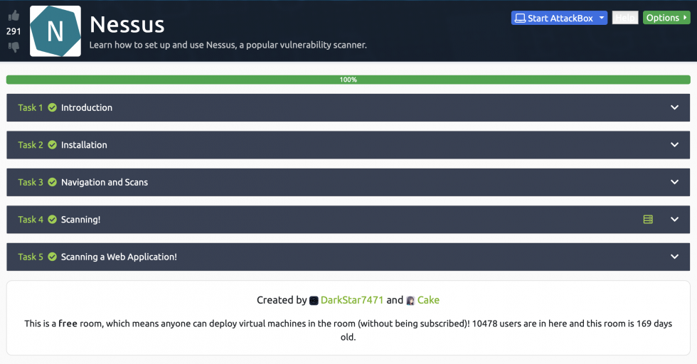 Hacking And Vulnerability Scanning With Nessus | TryHackMe Pentest+ Lab ...